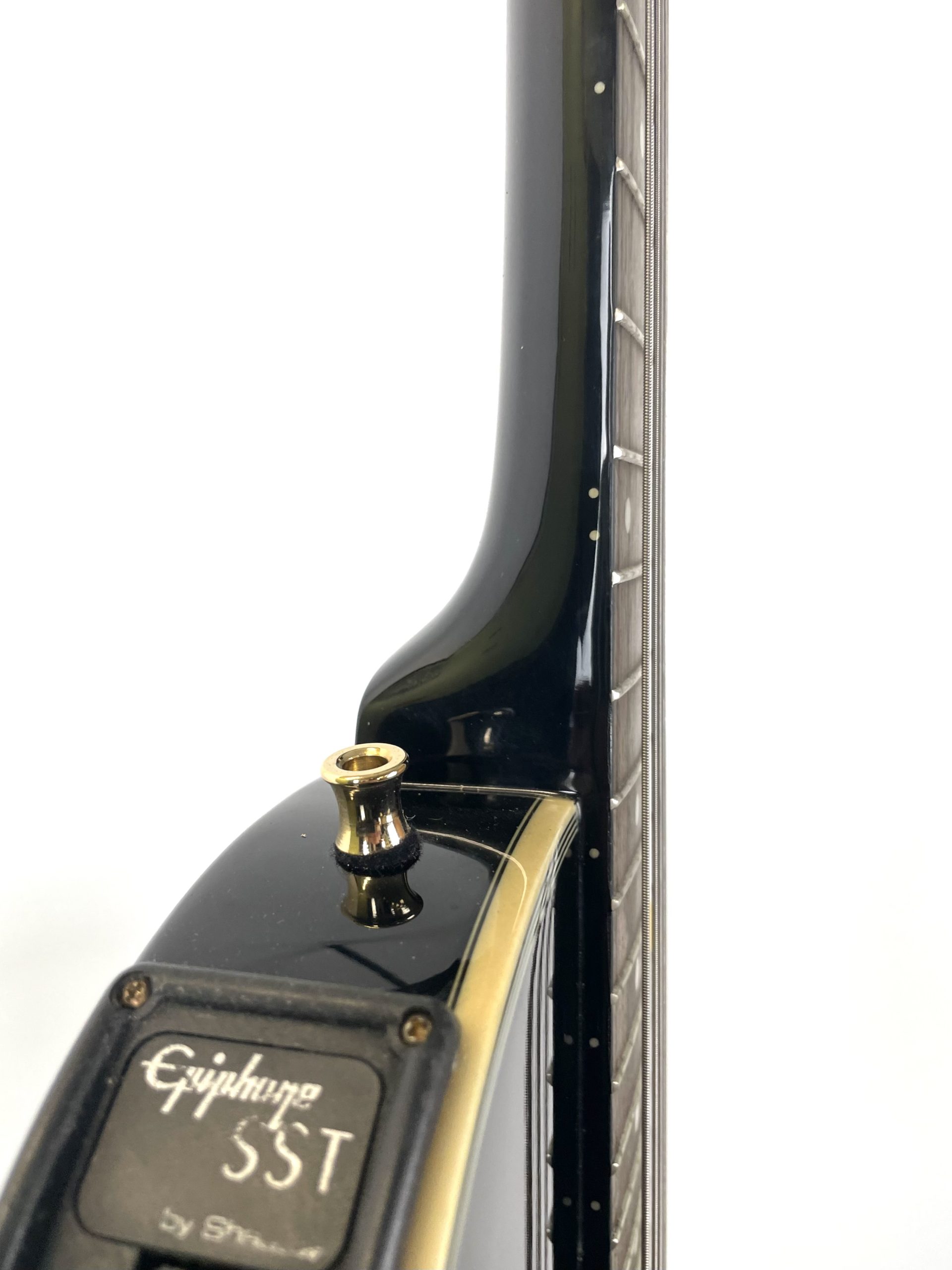 2009 Epiphone SST Studio Acoustic-Electric Guitar- Ebony – The Guitar ...